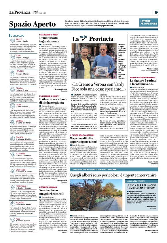 Edicola digitale | Edicola digitale | 15/09/2025